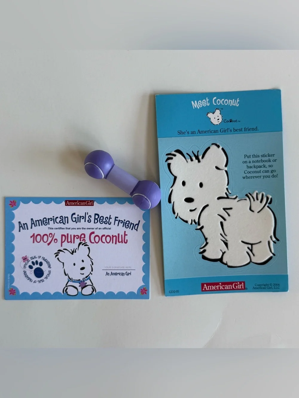 American Girl | Toys | American Girl Coconut The Dog Magnetic Bone ...